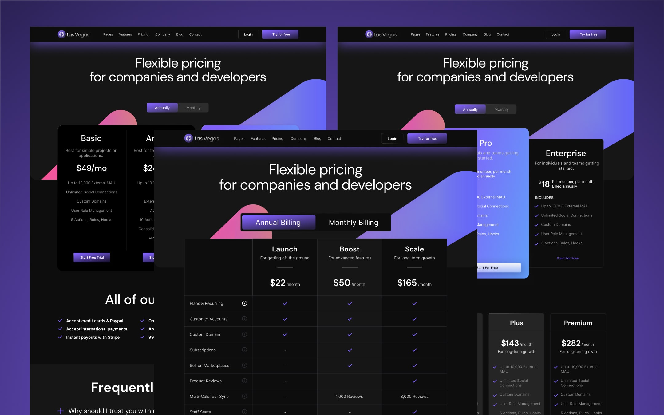 Las Vegas - SaaS Webflow Template | Wedoflow